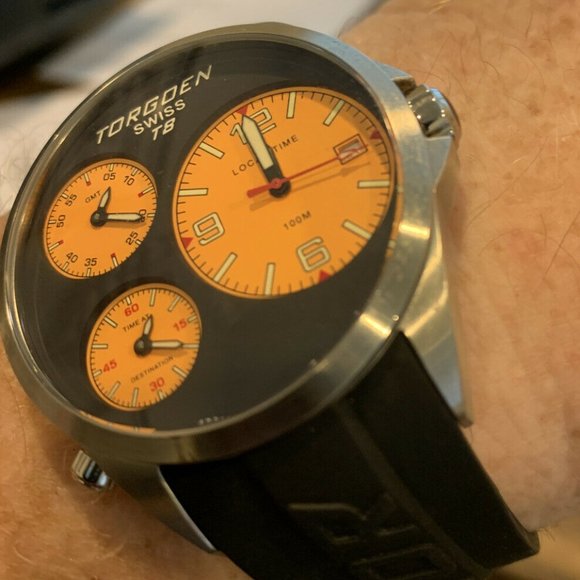 Torgoen | Accessories | Torgoen T8 Pilot Watch 3 Time Zones Mint | Poshmark